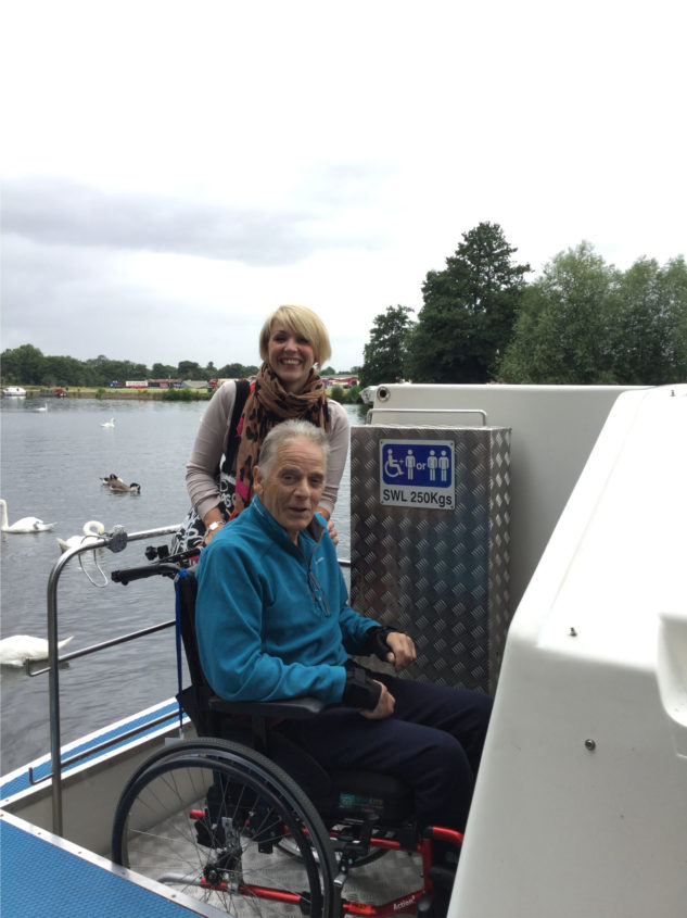 Windsor boat ride for patients at Salisbury Spinal Injury Unit ...