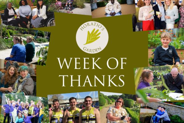 week of thanks - Horatio's Garden